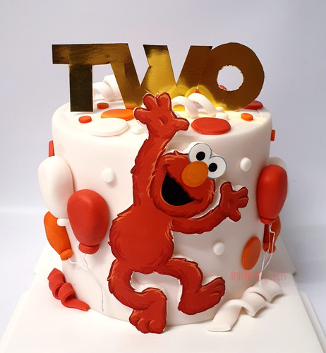 Elmo Cake Muppet Sesame Street Children's Manchester | Aphrodite's ...