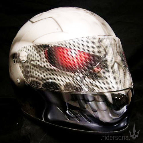 PREDATOR DESIGN FULL FACE CRASH AIRBRUSH HELMET | 一進工房