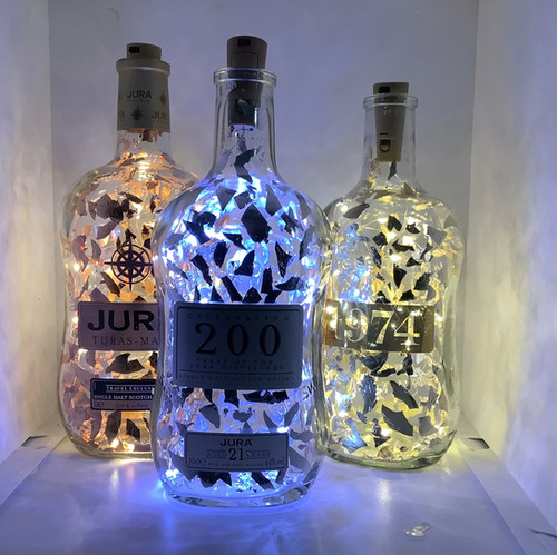 Jura Whisky Bottle Lights | Camella Crafts Jura