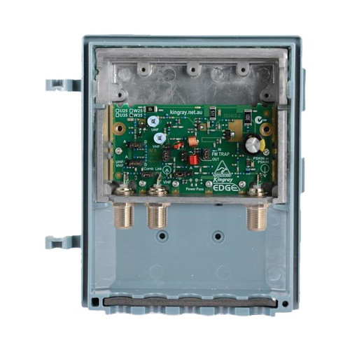 Kingray MHW43FS 43DB UHF/VHF SHIELDED MASTHEAD | Active Electronics