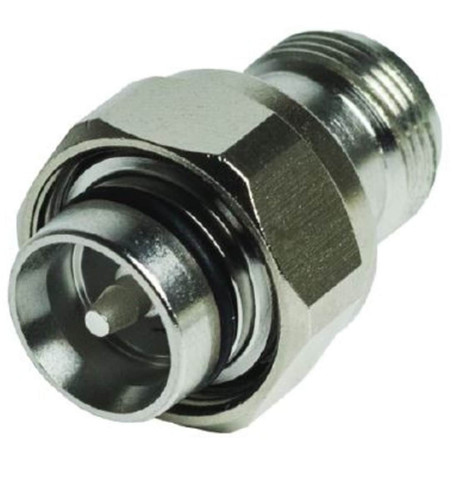 Pulse Coaxial Adaptor, 4.3-10 Plug (Male) to Type-N Jack (Female ...