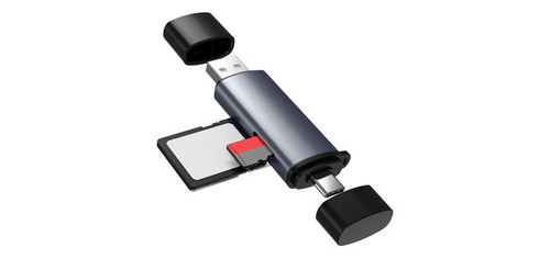 USB 2 in 1 Micro SD / SD Card Reader | Active Electronics