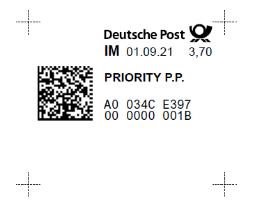 Internet – Marke: Die Briefmarke zum Ausdrucken