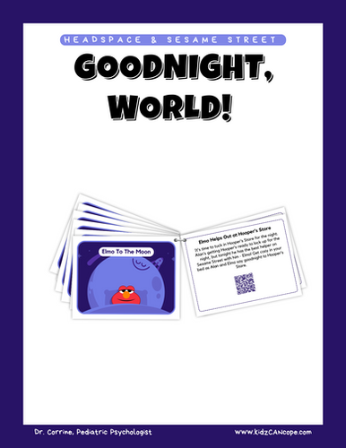 Goodnight, World! Visual Cards | kidzCANcope