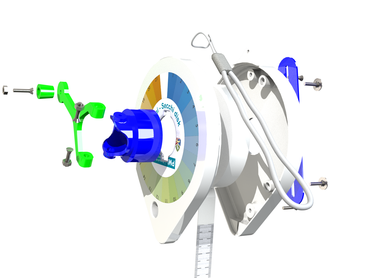 The mini secchi disc