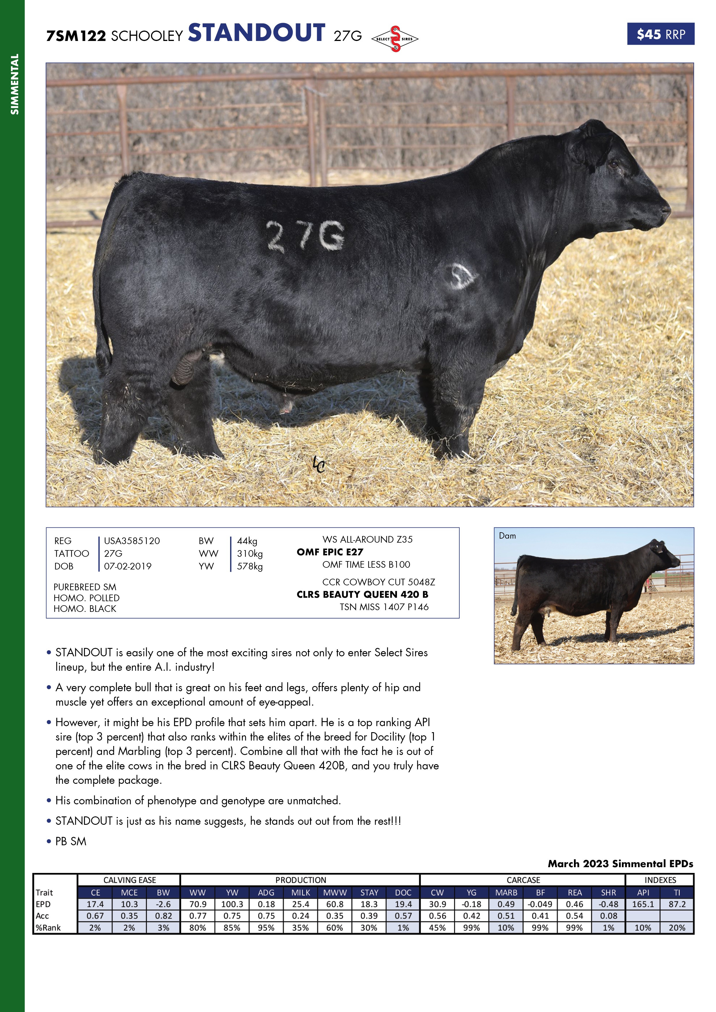 Wws Sires – WWS PARTNER – YGHB