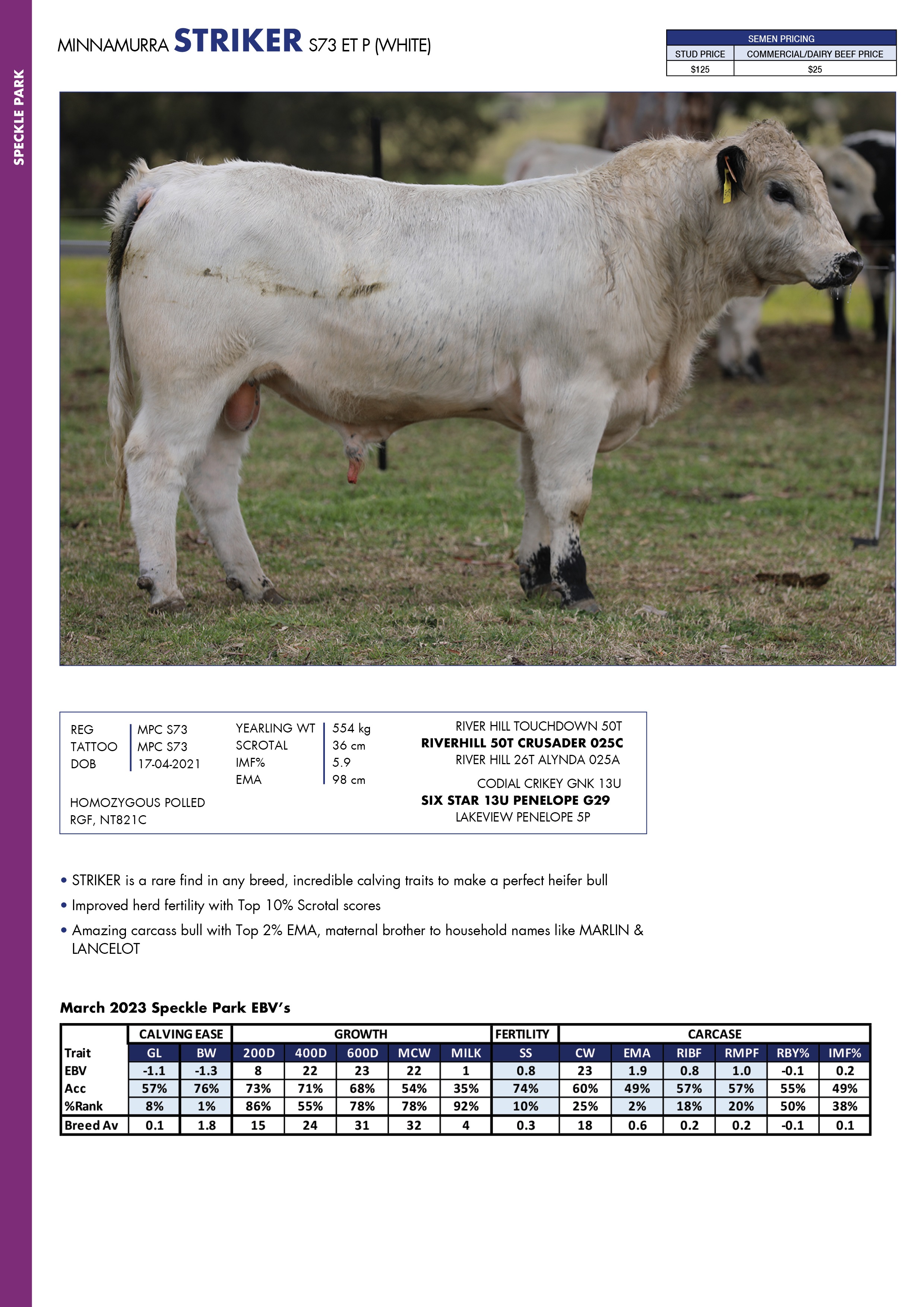 Wws Sires – WWS PARTNER – YGHB