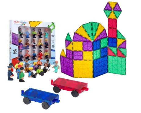 BOX SET - Magnetic Super Tiles - 117 pieces | Education Station