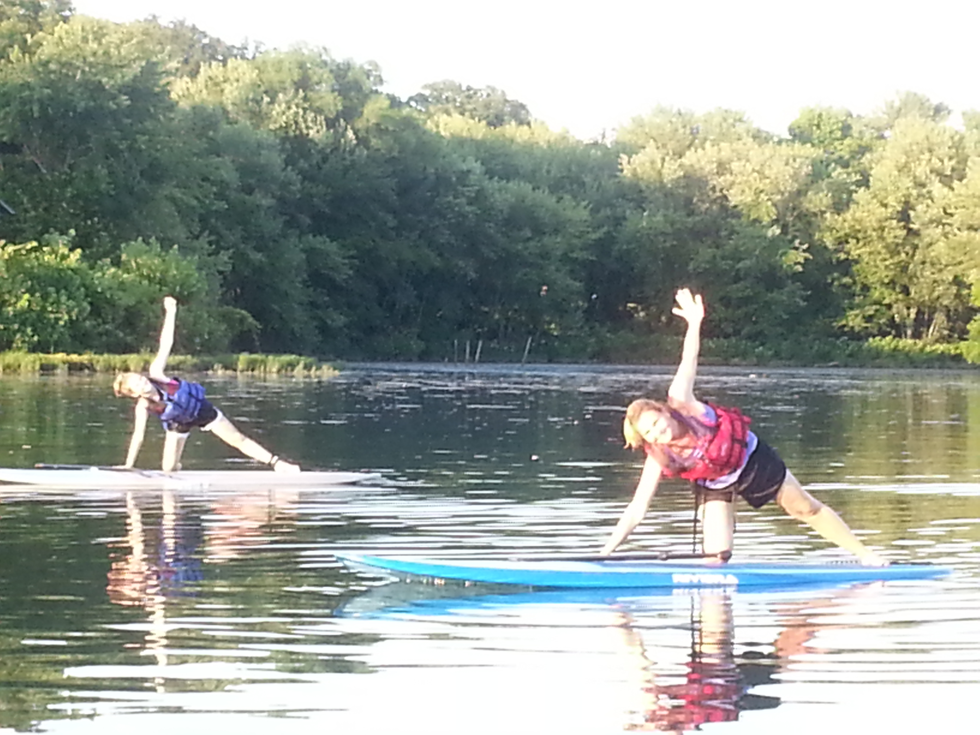 Robyn Hurst Vessels of Clay Yoga Paddleboarding Southwest MO