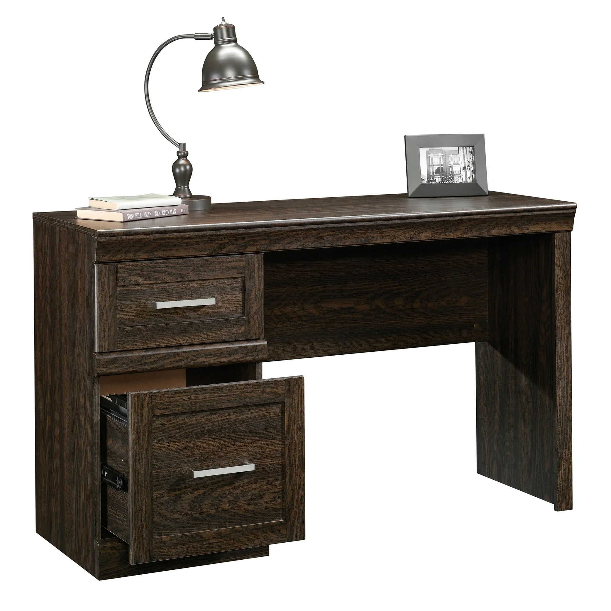 Sauder Better Homes & Gardens Glendale Transitional Desk, Dark Oak ...