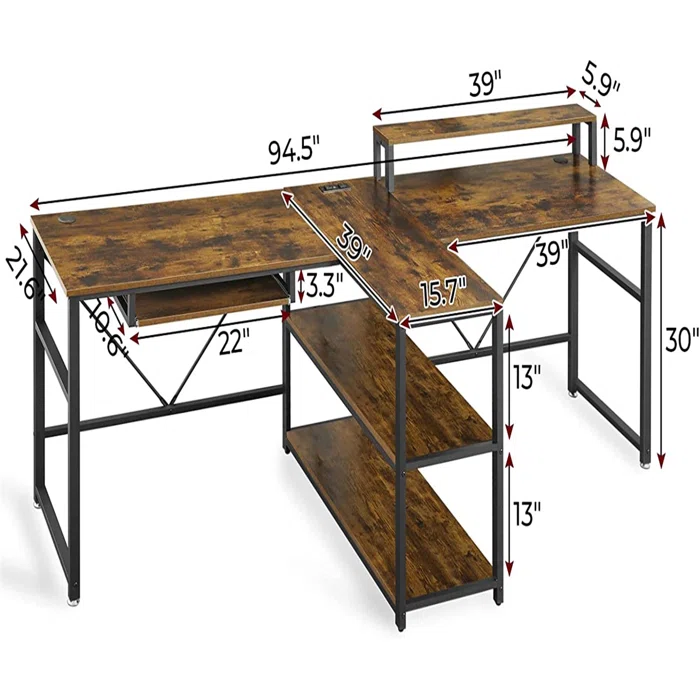 Inbox Zero Double T-Shaped Computer Desk | COS Ltd.