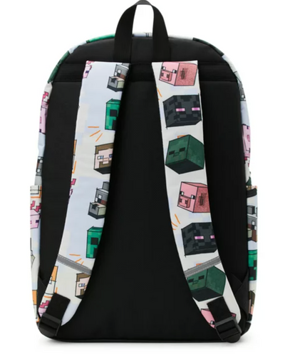 Minecraft Creeper 17" Laptop Backpack, Multicolor | COS Ltd.