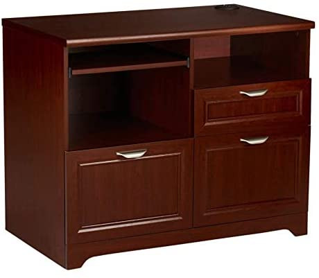 Realspace Magellan 36''W Tech Station Printer Stand - Cherry | COS Ltd.