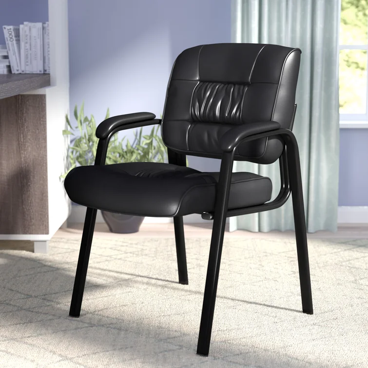 LeatherSoft Executive Side Reception Lounge Chair | COS Ltd.