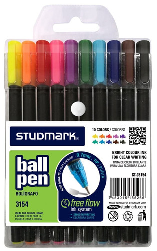Studmark 10 Colour Ball Pen | COS Ltd.