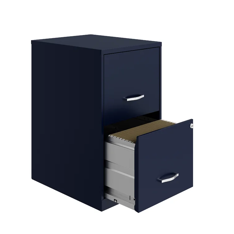 2-Drawer Vertical Filing Cabinet (Navy) | COS Ltd.