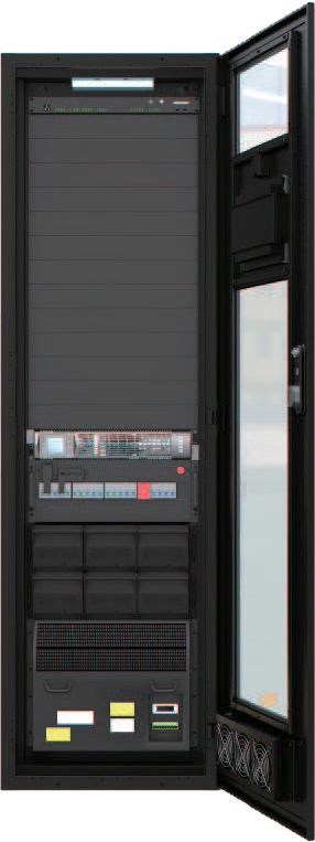Giganet 42U Floor Standing Containment Power Cabinets