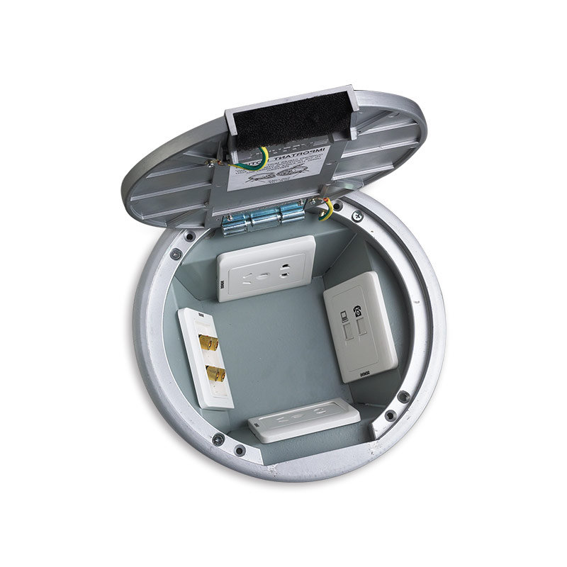 Giganet Access Floor Box 16 Modules Circular (253mm)