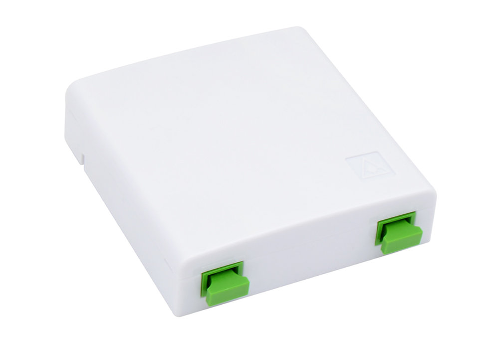 Giganet Subscriber Wall Outlet 2 Port SC Simplex Unloaded