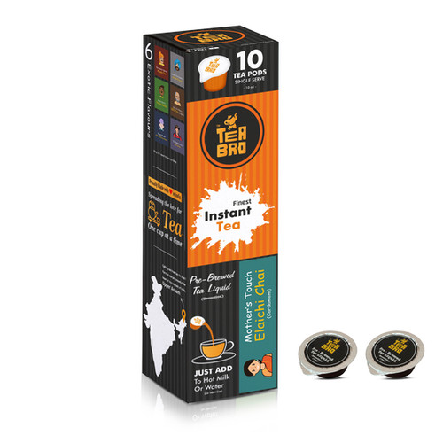 Elaichi (Cardamom) Chai (Single Serve) | 10 Pods | Tea Bro