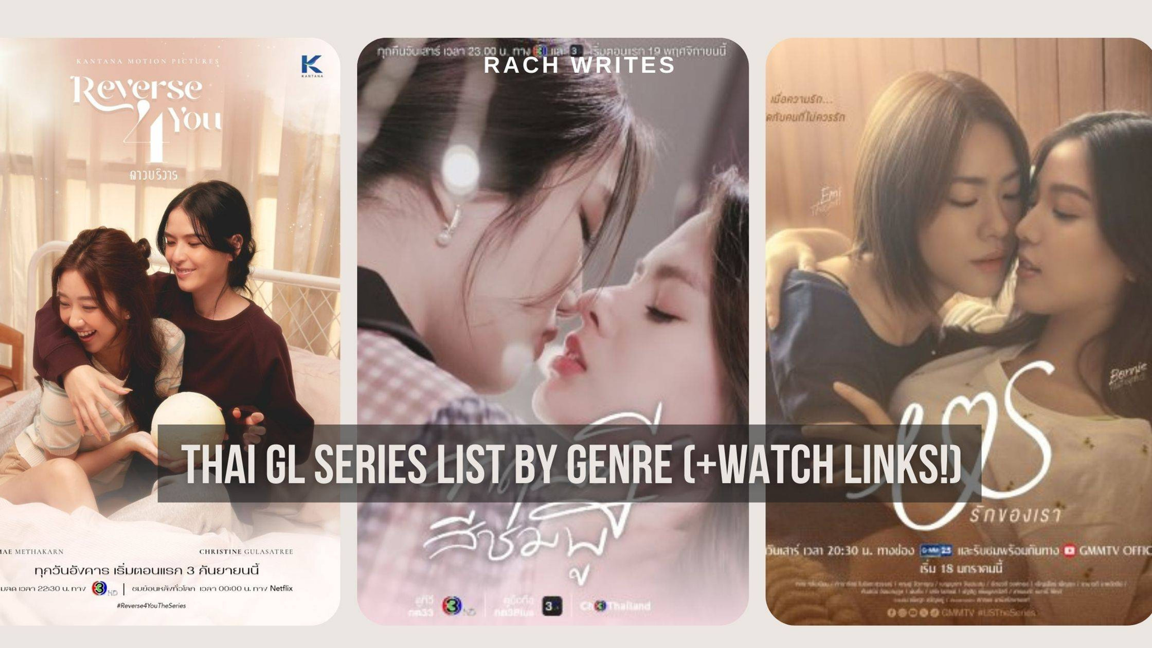Thai GL Series List by Genre (+Watch Links!) 📺