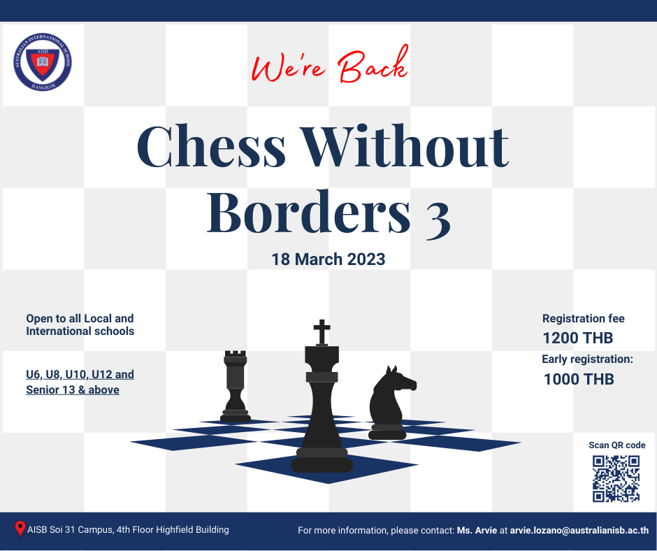 Chess Without Borders is Back! (18 March 2022)