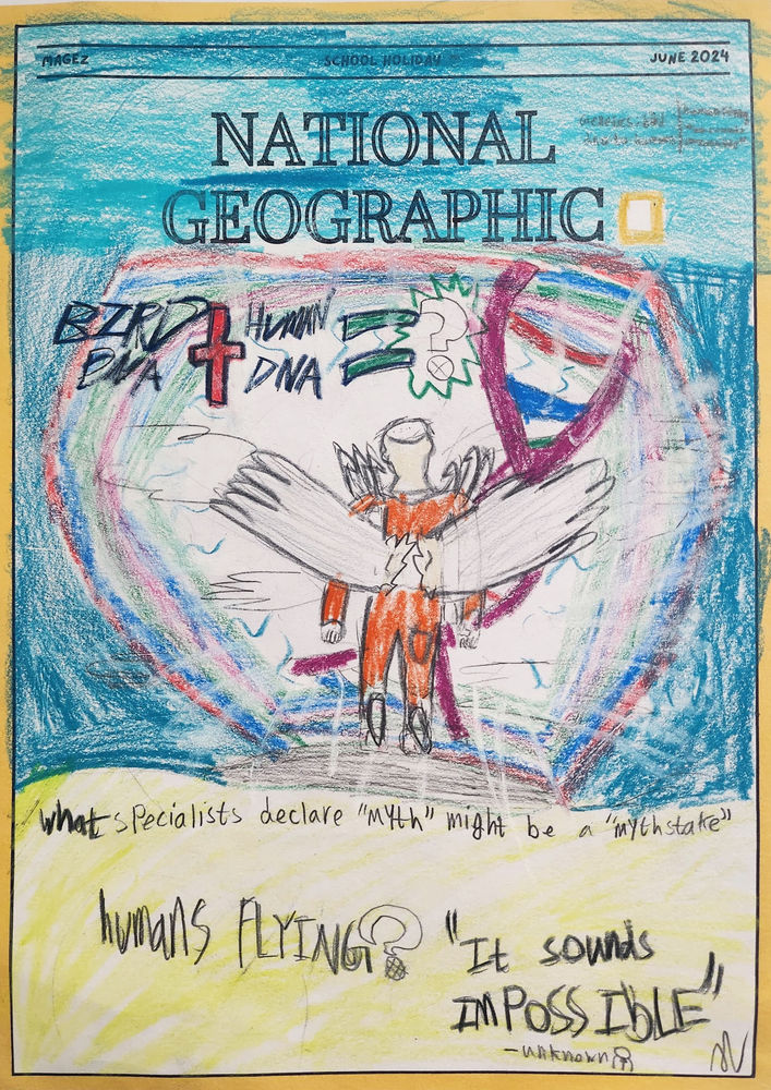 Can humans fly? My theory is that if you can give teh DNA of a bird to ...