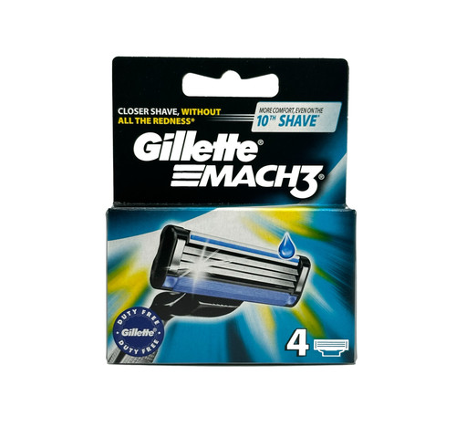 Gillette Mach 3 Blades 4's | Alanwar Trading
