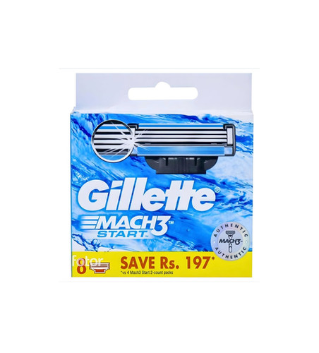 Gillette Mach 3 Start Blades 8's | Alanwar Trading