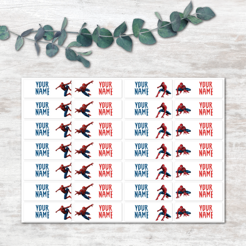 Spiderman Man Labels | Label Lane