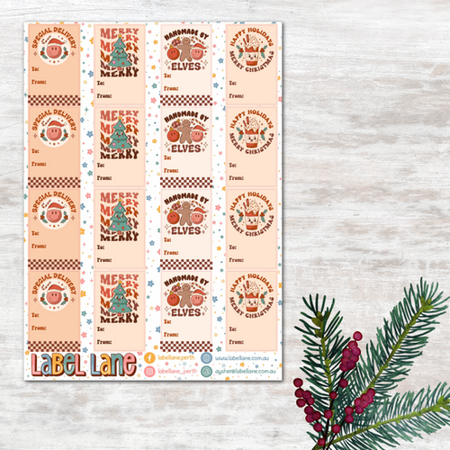 Retro Gift Labels | Label Lane