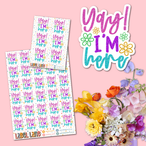 Glitter - Yay I'm Here | Label Lane