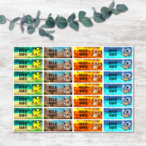 Pokemon Name Labels | Label Lane