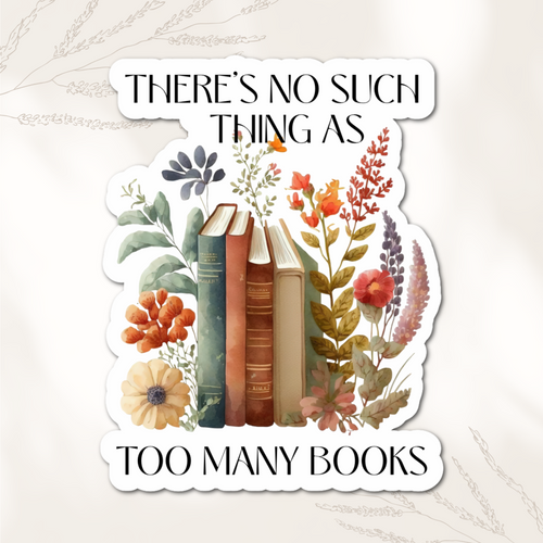 Too Many Books | Label Lane