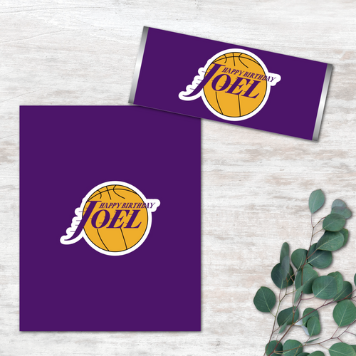Lakers Chocolate Label | Label Lane