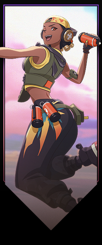 VALORANT GO! Vol. 2 Raze Card | Bannerant