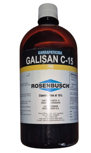 Antiparasitario para bovinos Galisan c15 1litro | VETERINARIA ALAYON