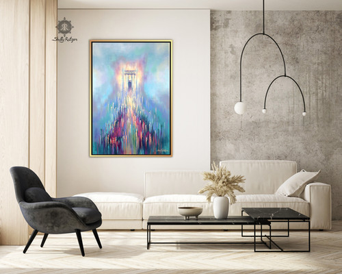 Beit Hamikdash - Redemption #6620 | Modern Jewish Art | Shully Ratzon