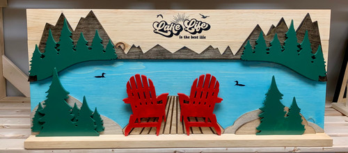 Lake Life Sign | FabPrint