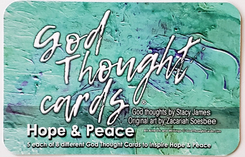 Hope and Peace Themed God Thought Card Deck | god-thought-cards