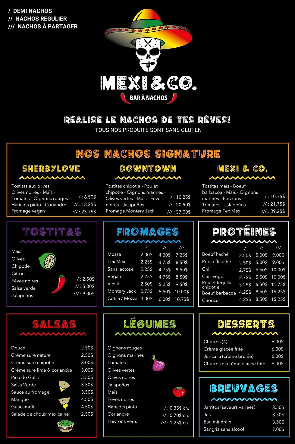 Menu | Mexi et Co