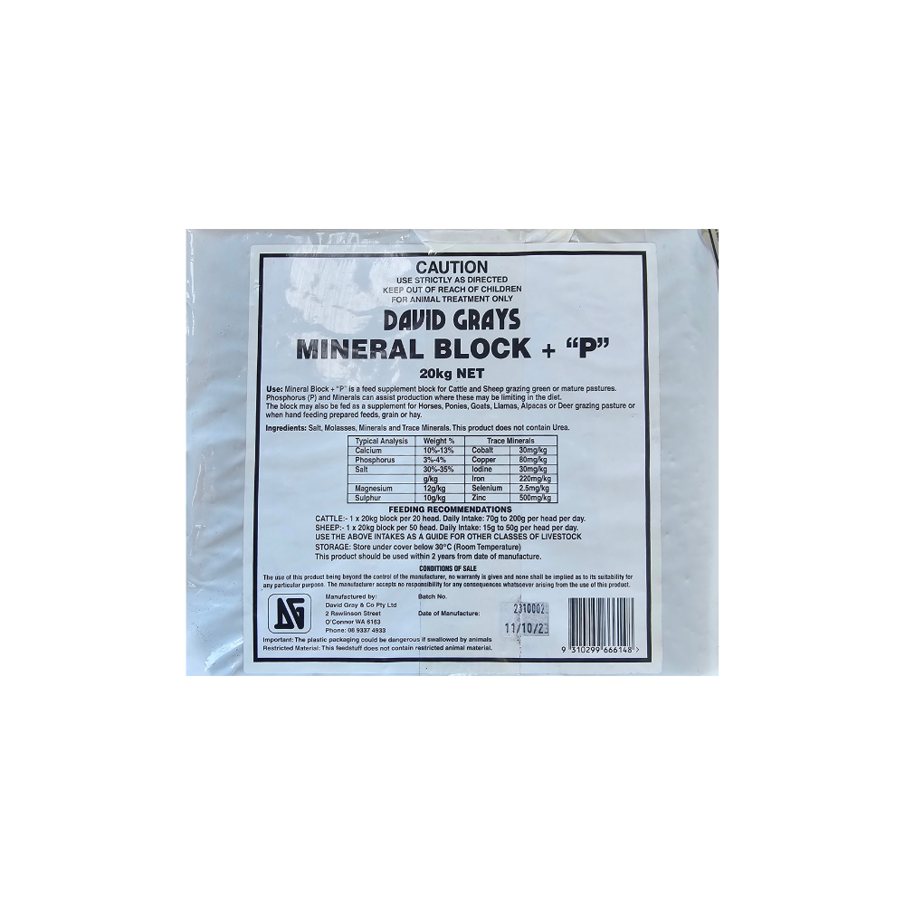 Mineral Block + P | David Grays