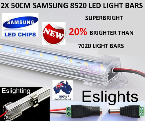 2X 12V 50CM 8520 SAMSUNG LED CAMPING LIGHT BARS | eslighting