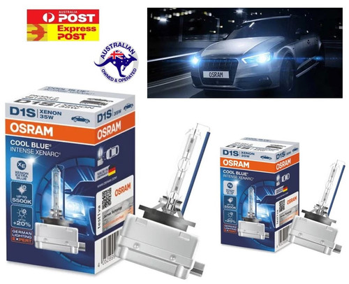 2X OSRAM XENARC COOL BLUE INTENSE D1S XENON BULB REPLACEMENT PK32d-2 ...