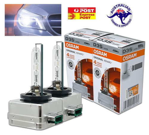 2x Osram D3S 35W 4200K HID Xenarc Xenon Headlight Bulbs PK32d-5 66340 ...