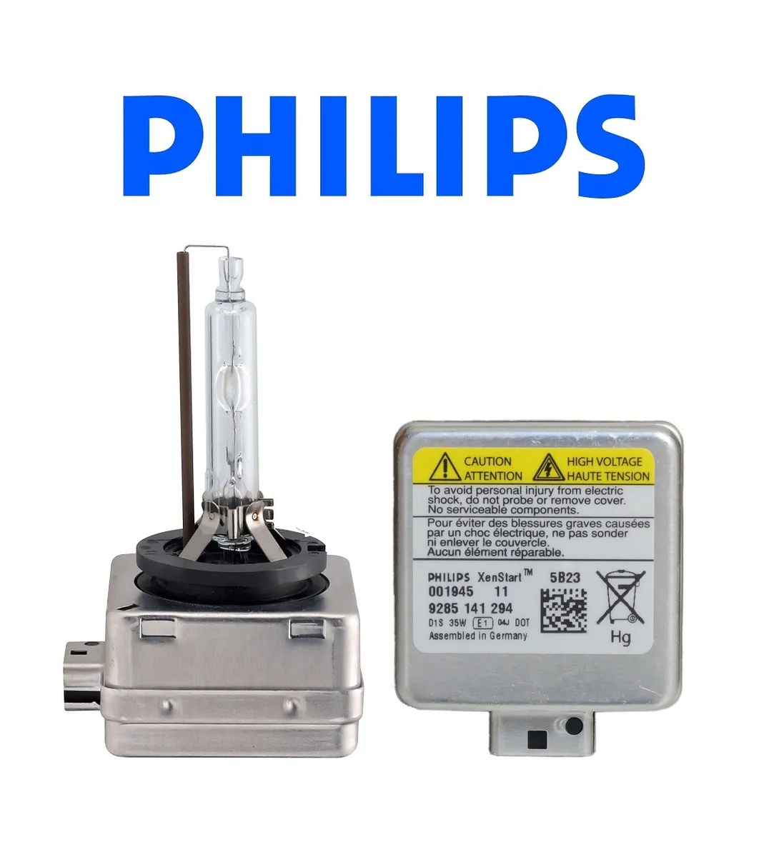 1X D1S Genuine PHILIPS Car Headlight Xenon Standard Vision HID Bulb ...
