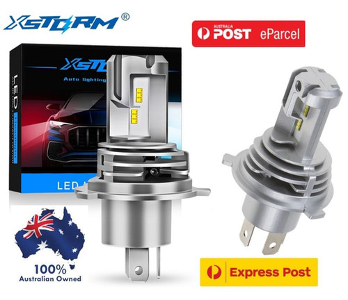 XSTORM H4 LED 200W Hi-Lo Beam Headlight kit Lamp Bulbs Upgrade kit 4WD ...