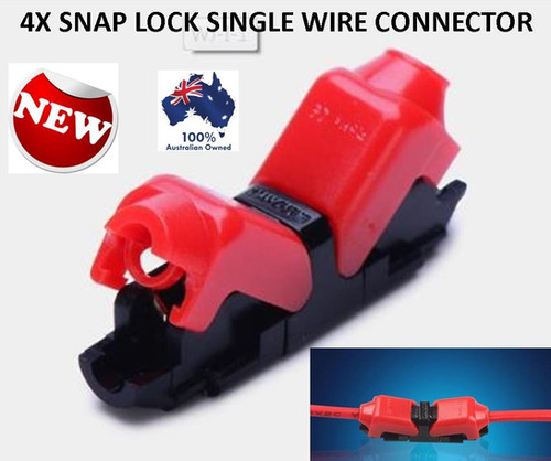 10X SNAP LOCK ELECTRICAL WIRE TERMINALS | eslighting