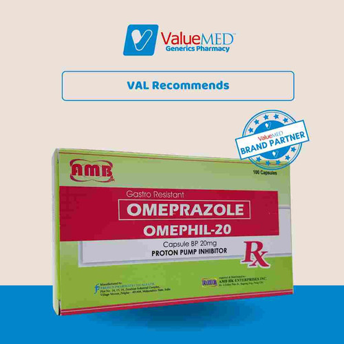 Omeprazole 20 mg Capsule 100's OMEPHIL-20 | ValueMed Generics