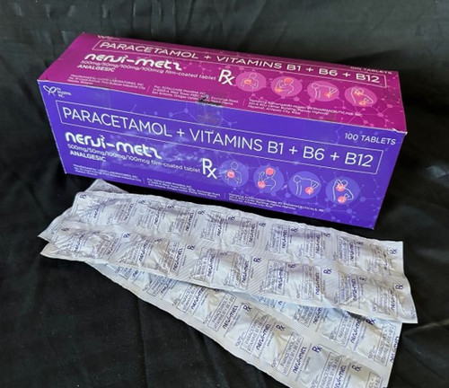 PARACETAMOL + VIT B COMPLEX 100s (NERVI-METZ) | ValueMed Generics